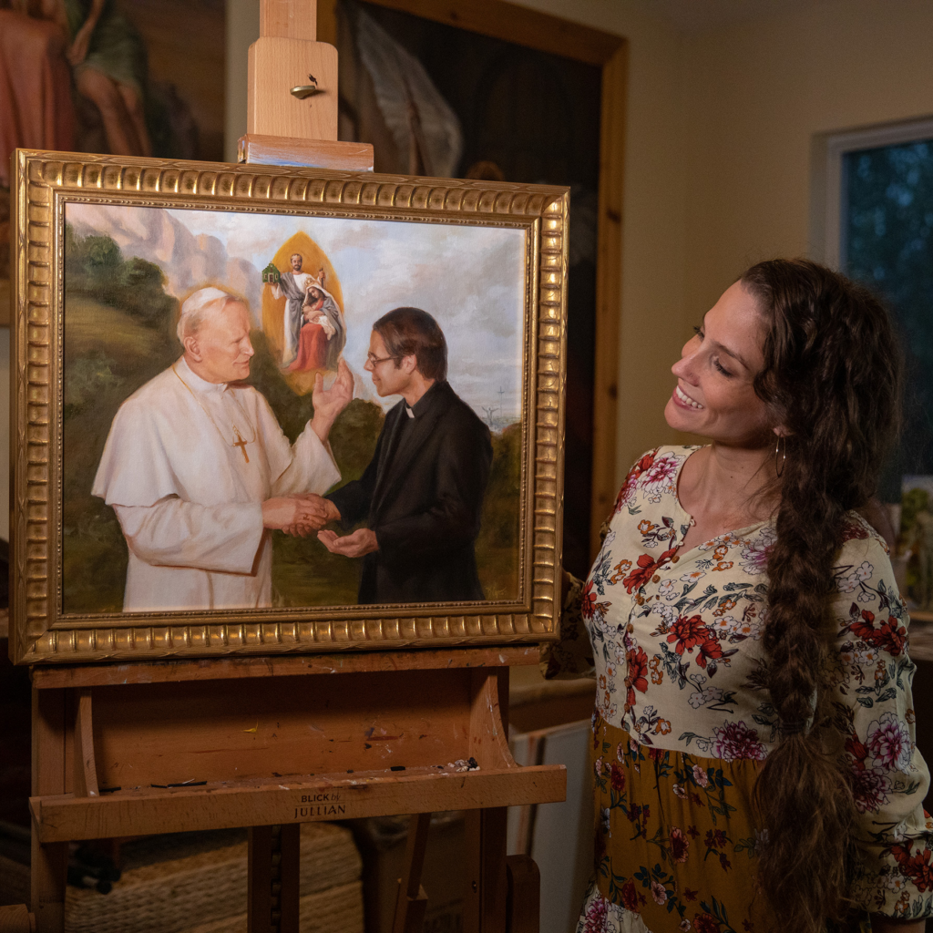 How to Frame Original Sacred Art | Visual Grace (Kate Capato) Sacred ...